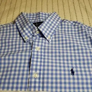 Ralph Lauren | Shirts | Ralph Lauren Mens Baby Blue And White Picnic ...